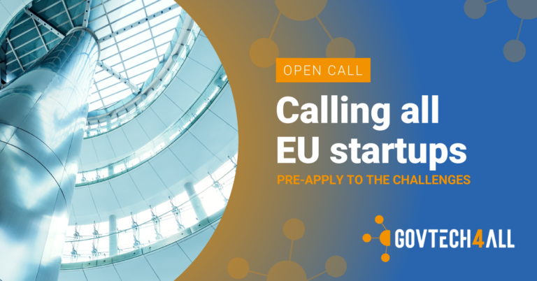 GovTech4All Startup Challenge Open Call – digiGOV-innoHUB